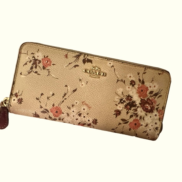 Coach | Bags | Coach Floral Springtime Wallet Great Shape | Poshmark
